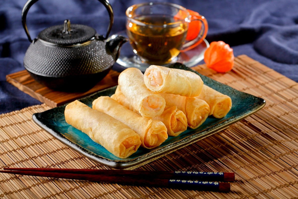 Prawn & Garlic Spring Roll (Frozen) - 金蒜蝦春卷 (急凍) | Kirin Fine Foods